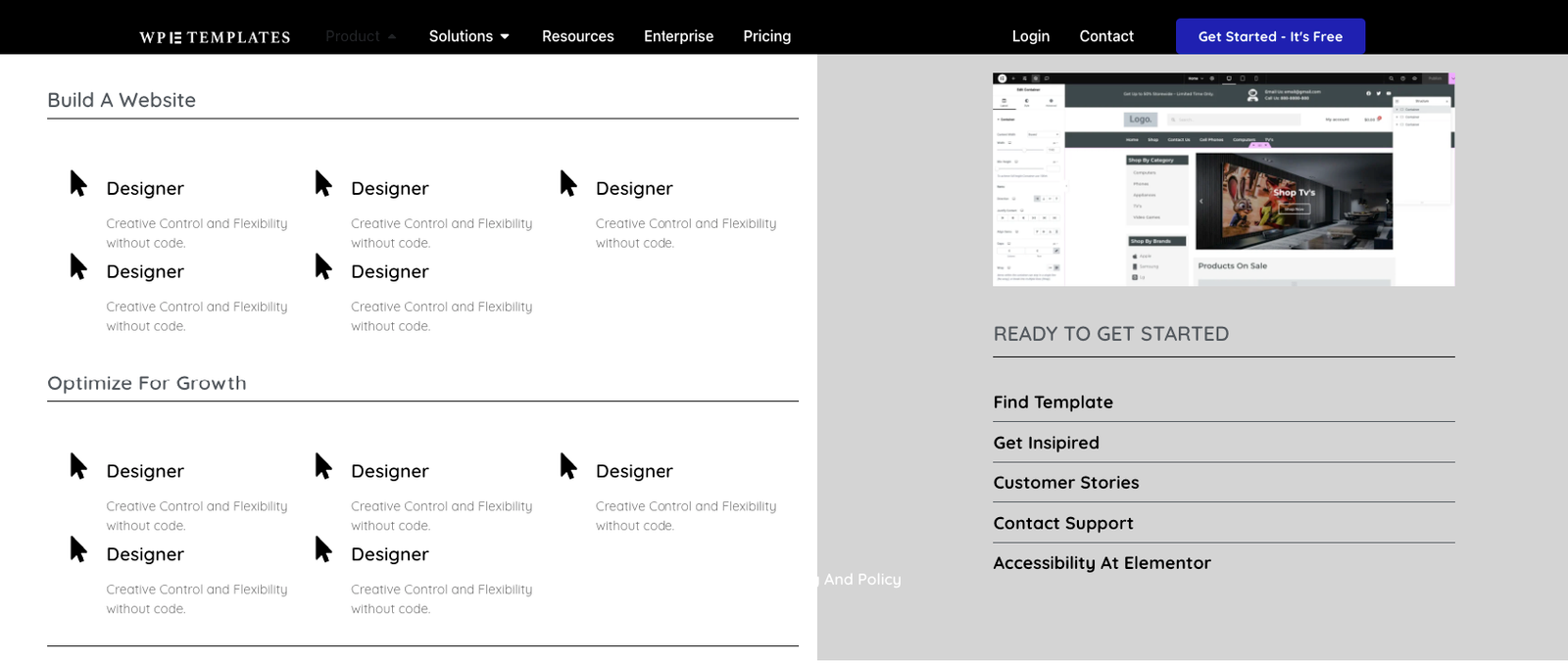 Home - Elementor Template Kits